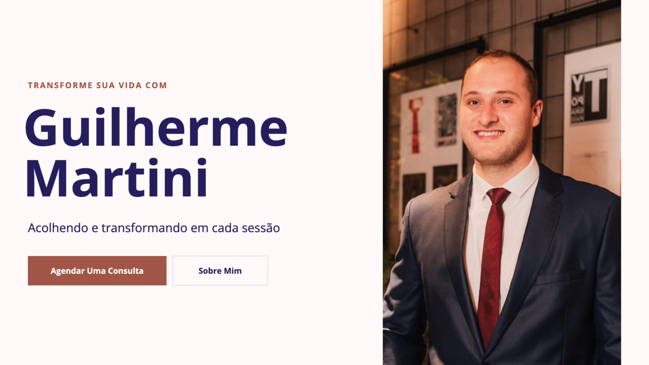 Guilherme Martini | Psicólogo